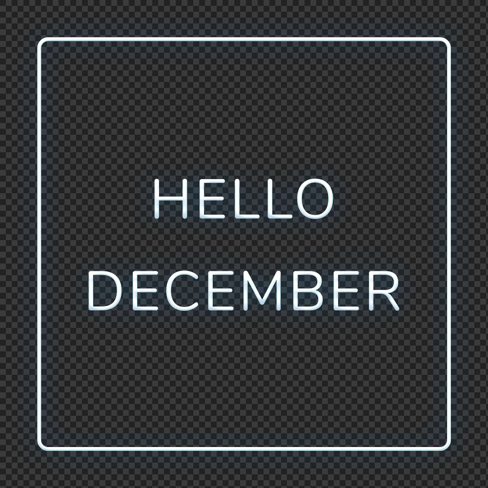 Frame with Hello December png | Free PNG - rawpixel