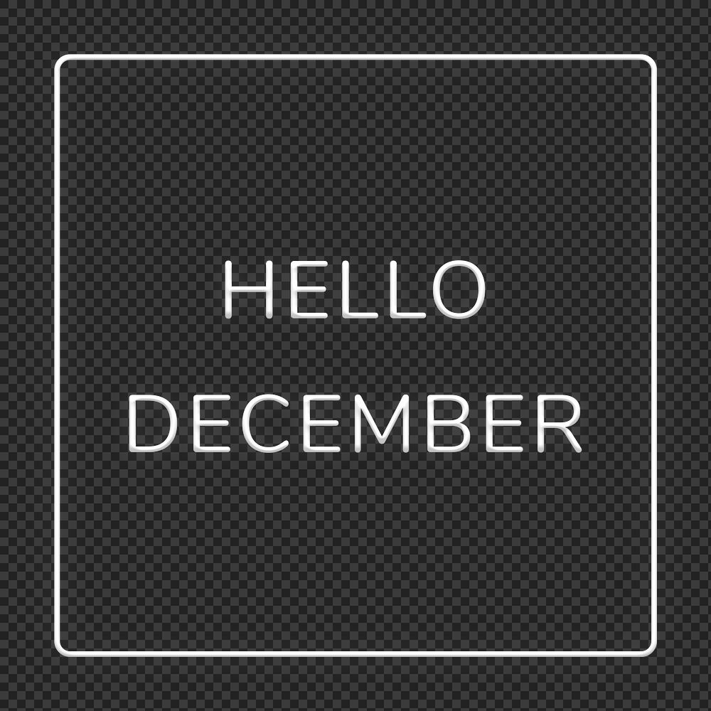 Frame with Hello December png | Free PNG - rawpixel