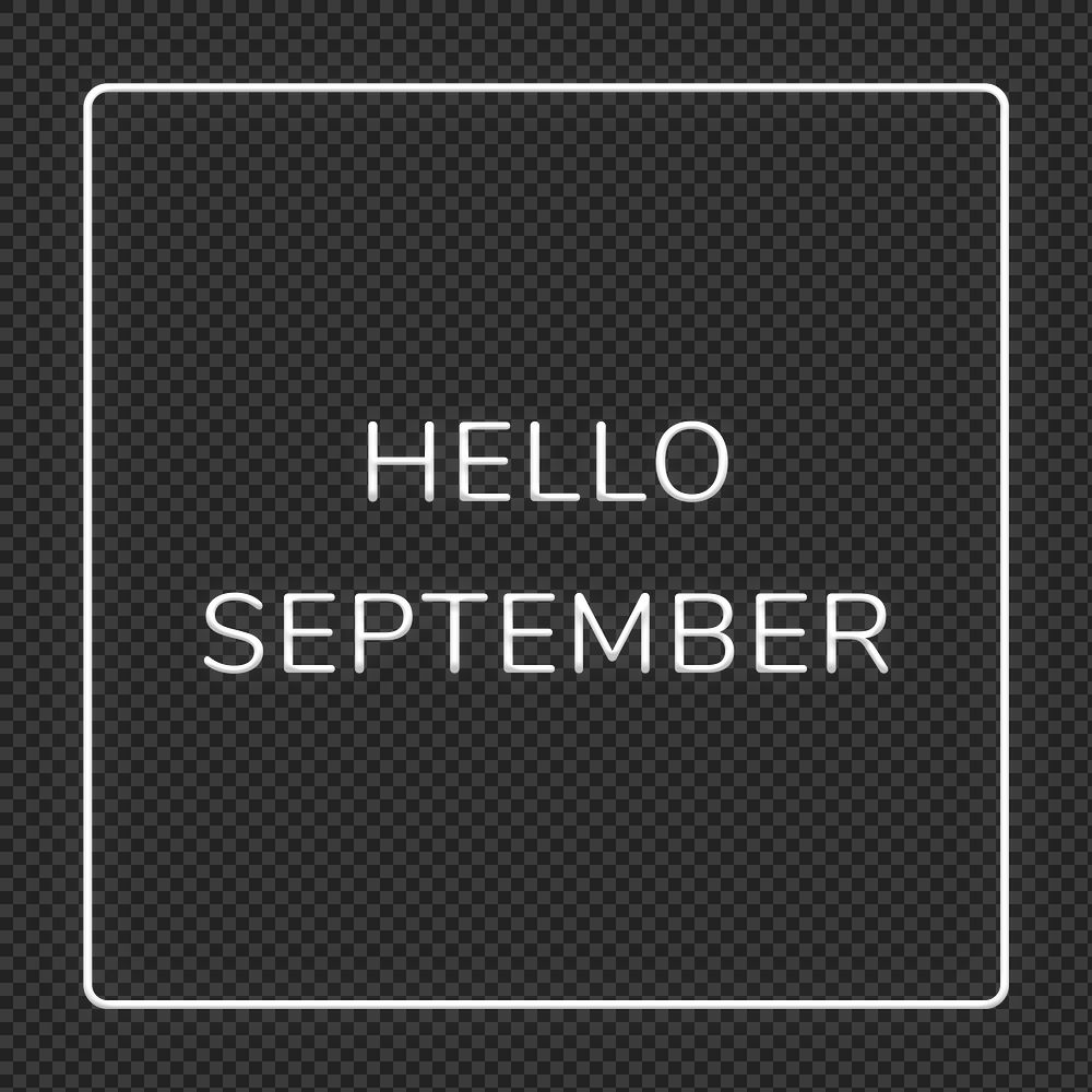 Frame with Hello September png | Free PNG - rawpixel