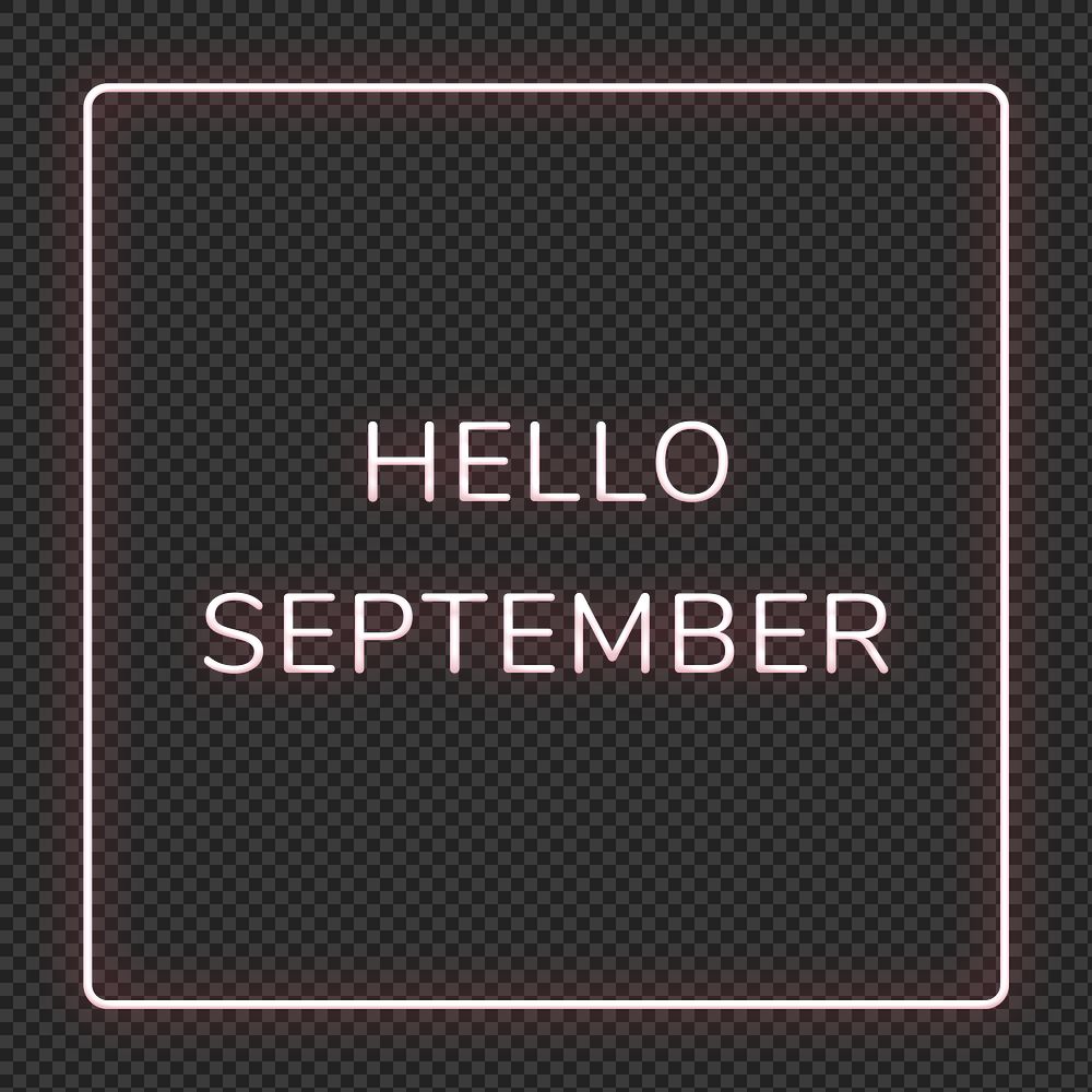 Frame with Hello September png | Free PNG - rawpixel
