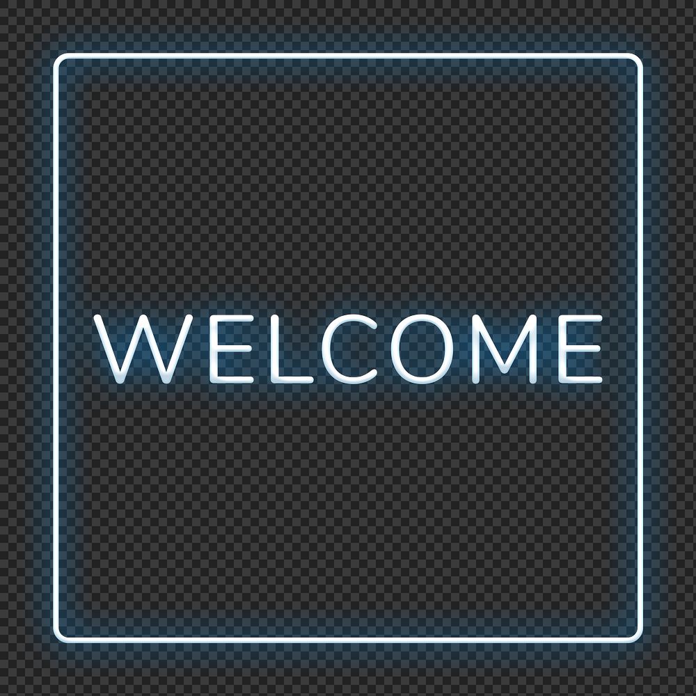 Frame with welcome text png | Free PNG - rawpixel