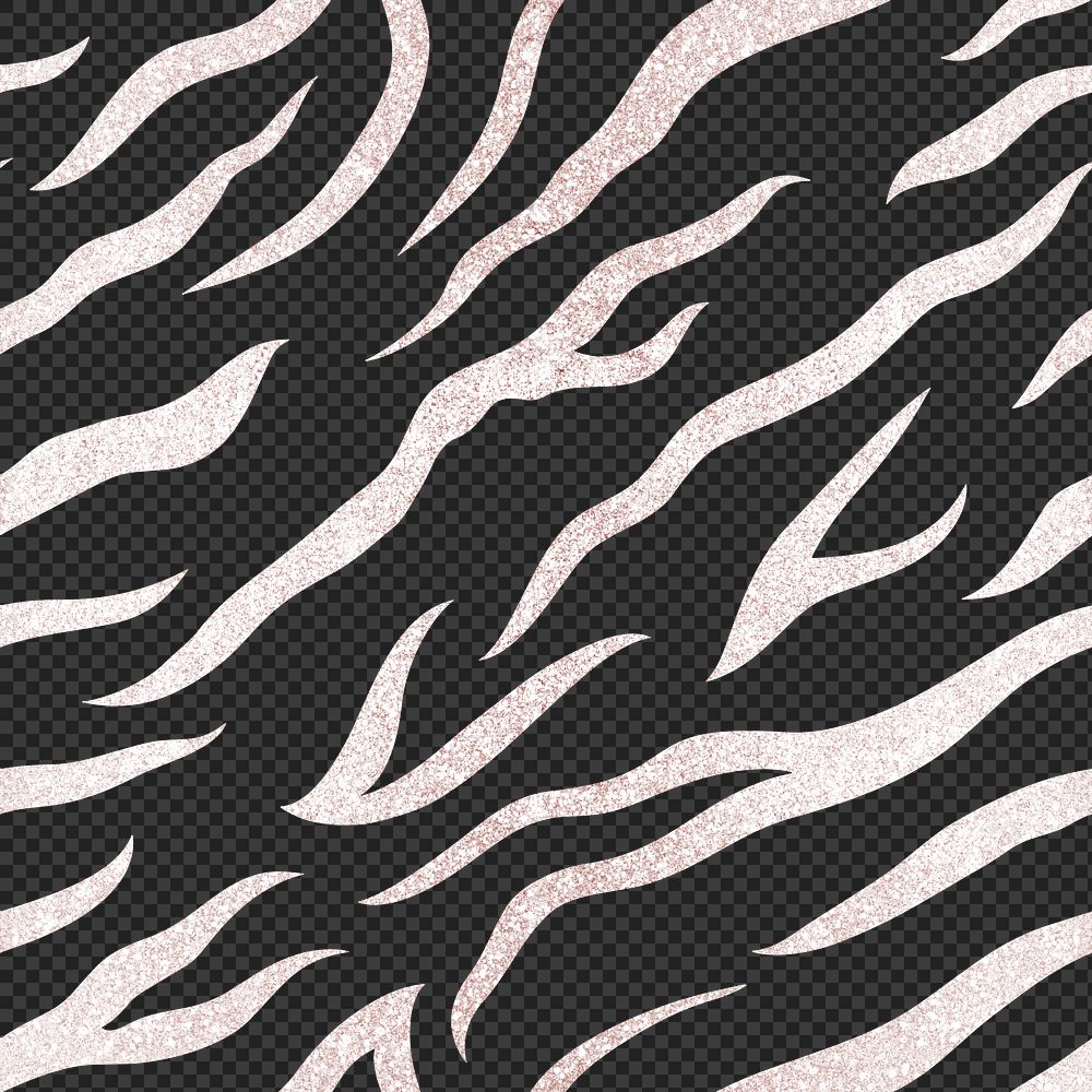 Tiger pink png seamless pattern, | Premium PNG - rawpixel