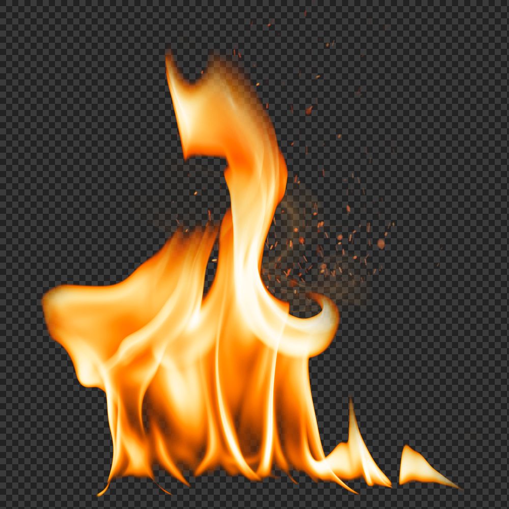 Campfire flame png sticker, realistic | Premium PNG Sticker - rawpixel