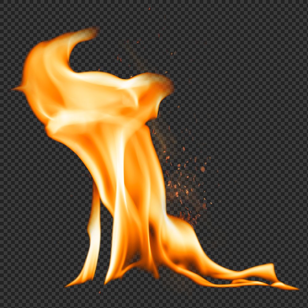 Campfire flame png sticker, realistic | Premium PNG Sticker - rawpixel