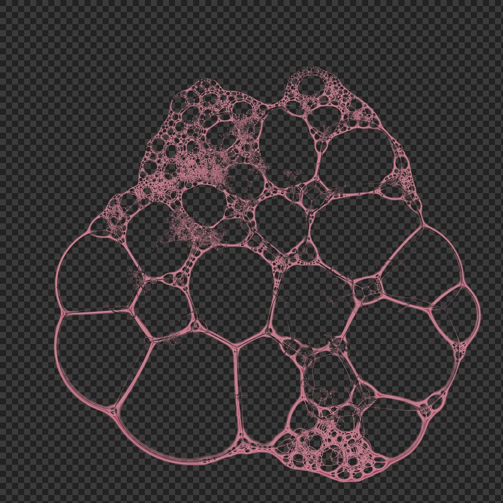 Red bubble art png element | Premium PNG Sticker - rawpixel