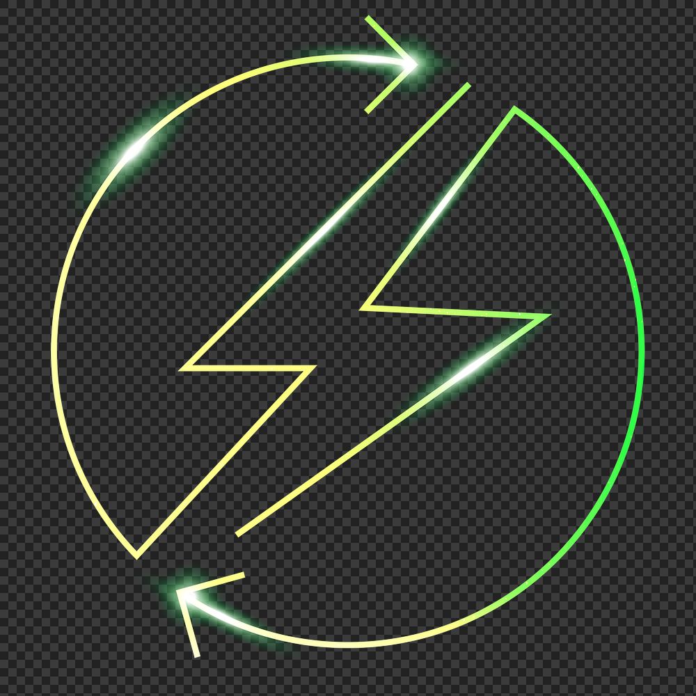 Lightning icon png renewable energy | Premium Icons Sticker - rawpixel