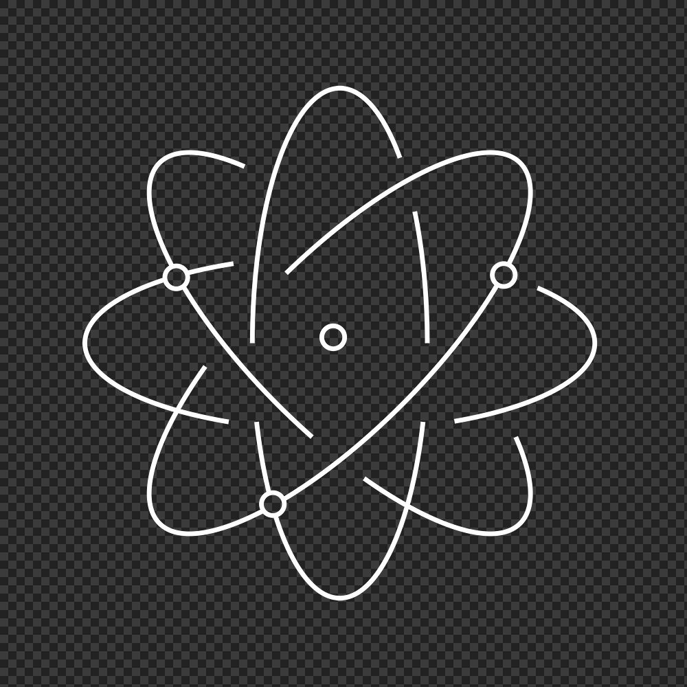 Atom science education icon png | Premium Icons Sticker - rawpixel