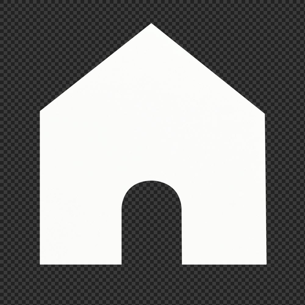 Png house paper craft mockup | Premium PNG Sticker - rawpixel