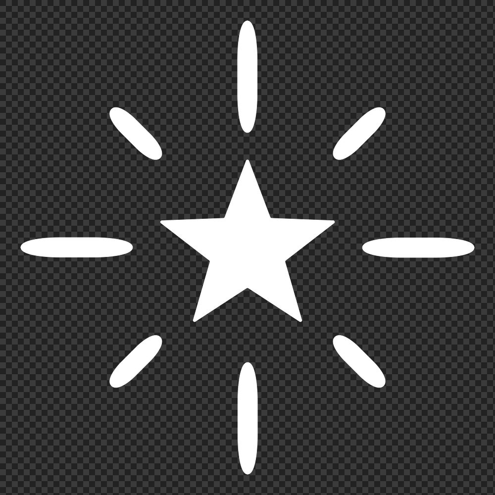 Png sparkling stars icon simple | Premium PNG Sticker - rawpixel