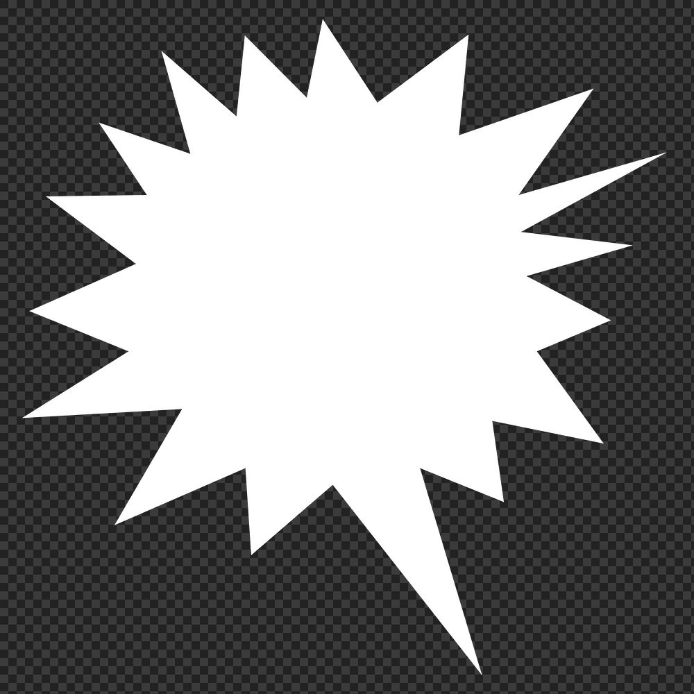 Explosion speech bubble PNG clip | Premium PNG - rawpixel