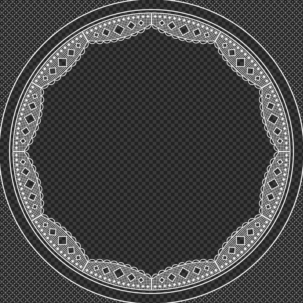 Lace doily frame png transparent | Premium PNG - rawpixel