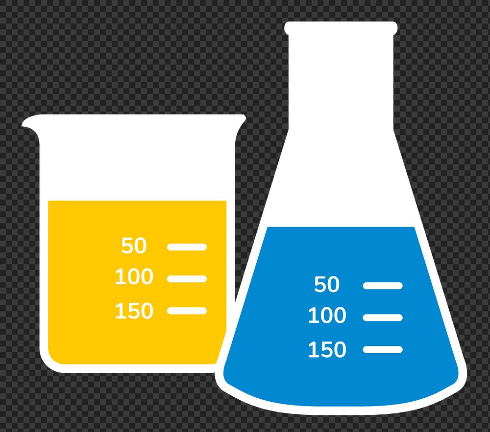 PNG science beaker education flat | Premium PNG Sticker - rawpixel