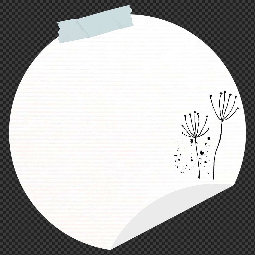 Goodnotes stickers png circle note | Premium PNG Sticker - rawpixel