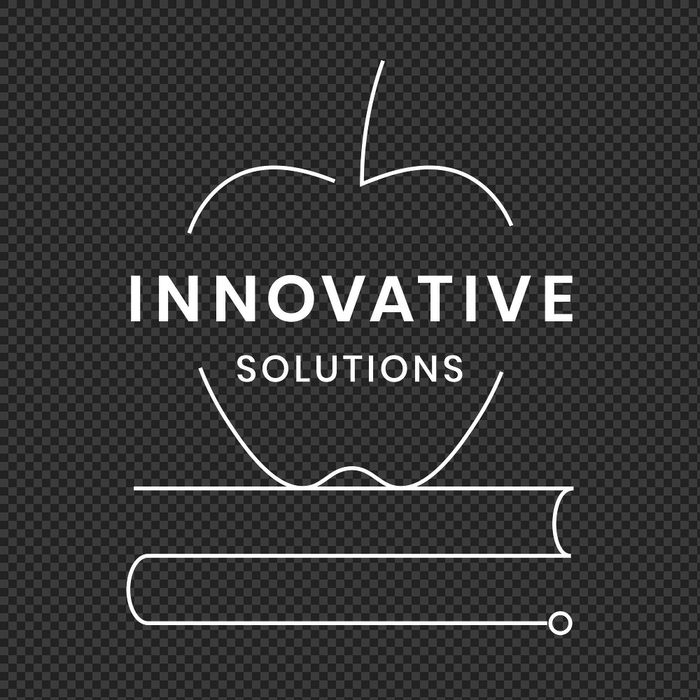 Innovative solutions logo png education | Free PNG Sticker - rawpixel