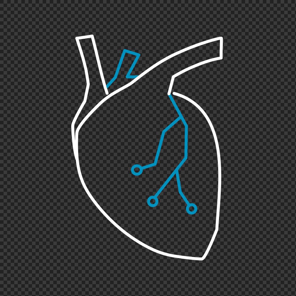 Heart icon png clipart for cardiac | Free Icons Sticker - rawpixel