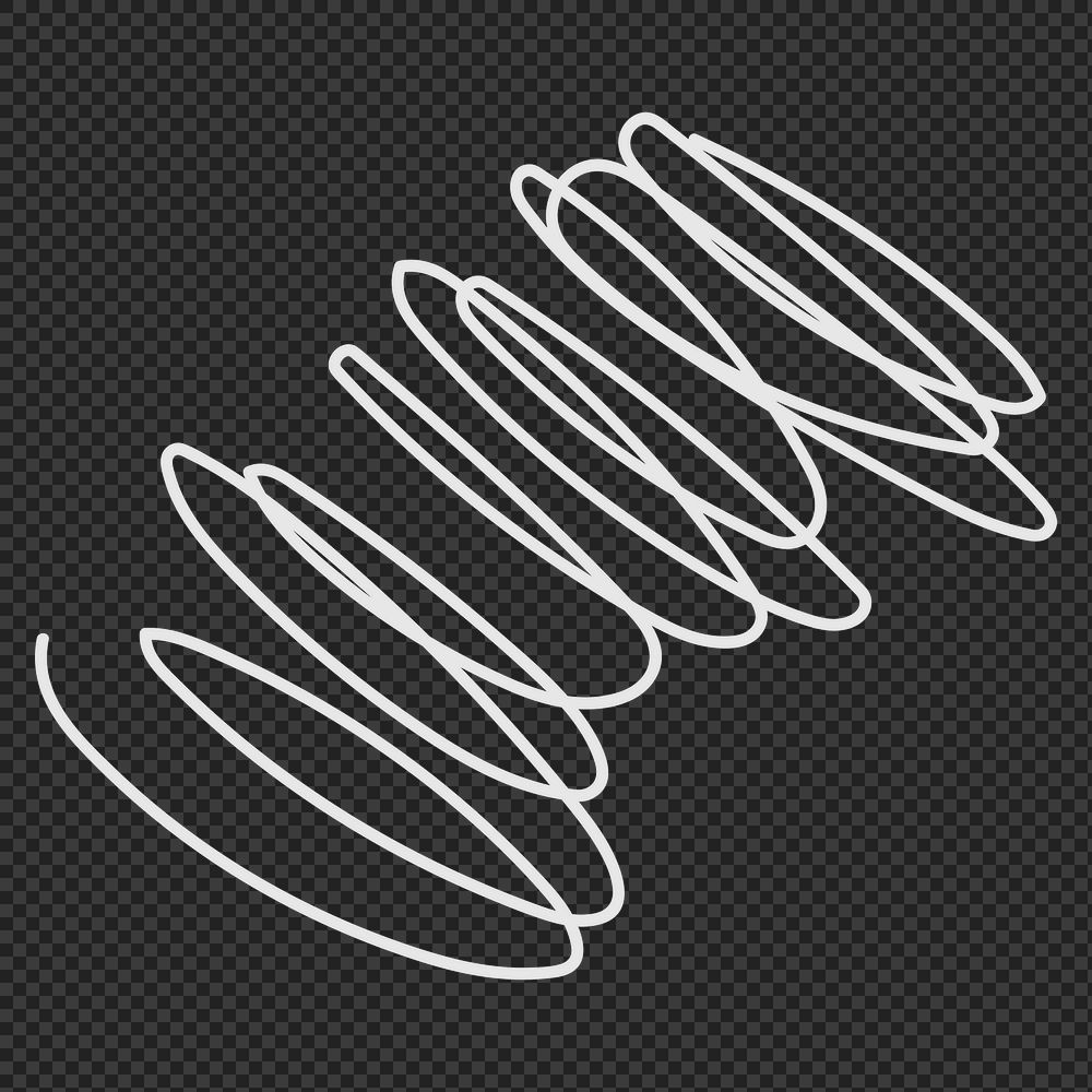 White scribble png collage element, | Premium PNG - rawpixel
