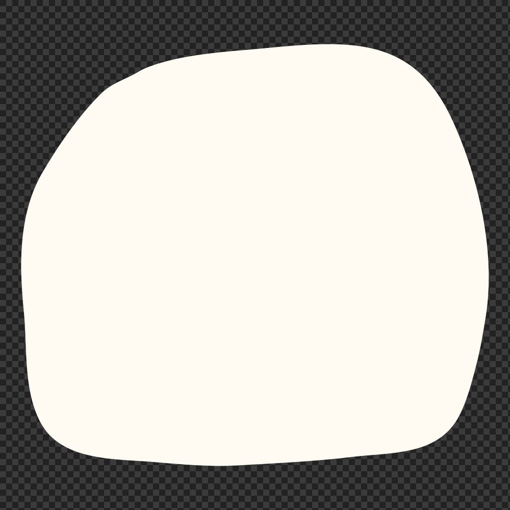 Beige squircle shape png sticker, | Premium PNG - rawpixel
