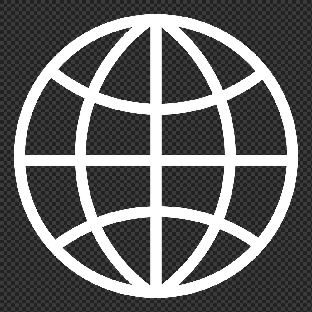 Globe grid png sticker, transparent | Free PNG - rawpixel
