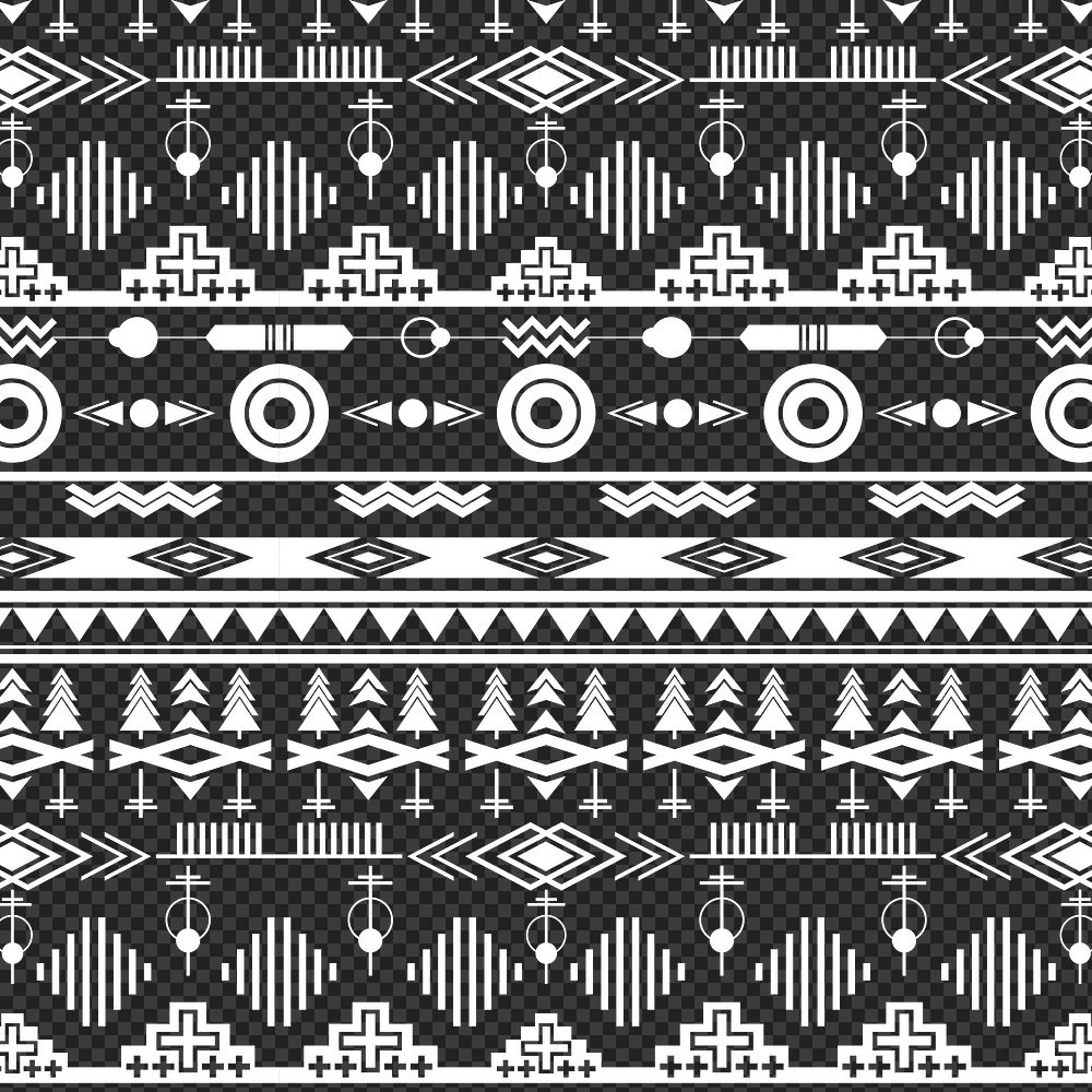 Tribal pattern png, transparent background, | Free PNG - rawpixel
