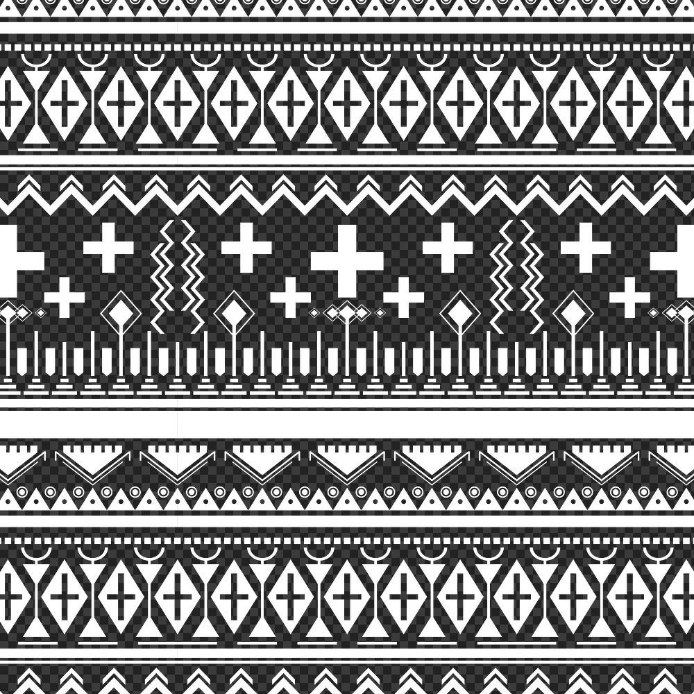Ethnic png pattern, transparent background, | Free PNG - rawpixel