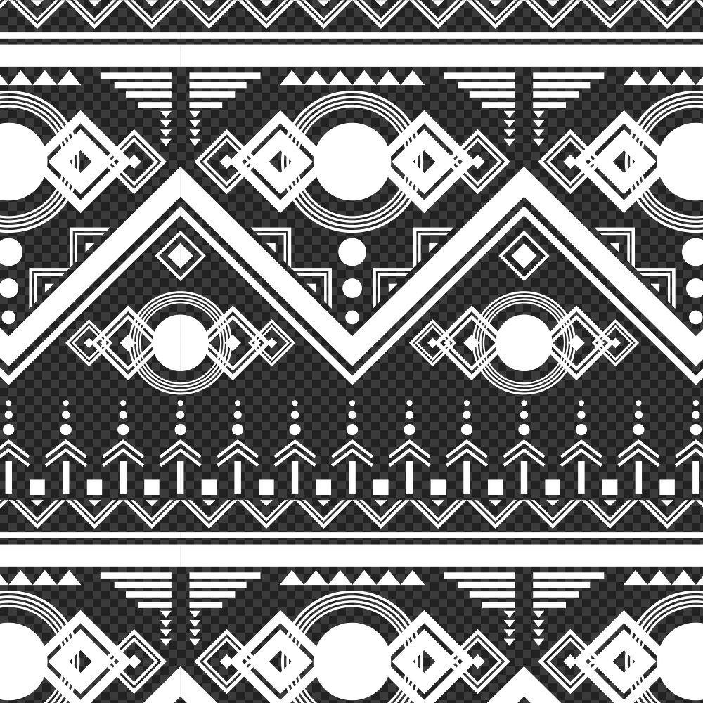 Tribal pattern png, transparent background, | Free PNG - rawpixel