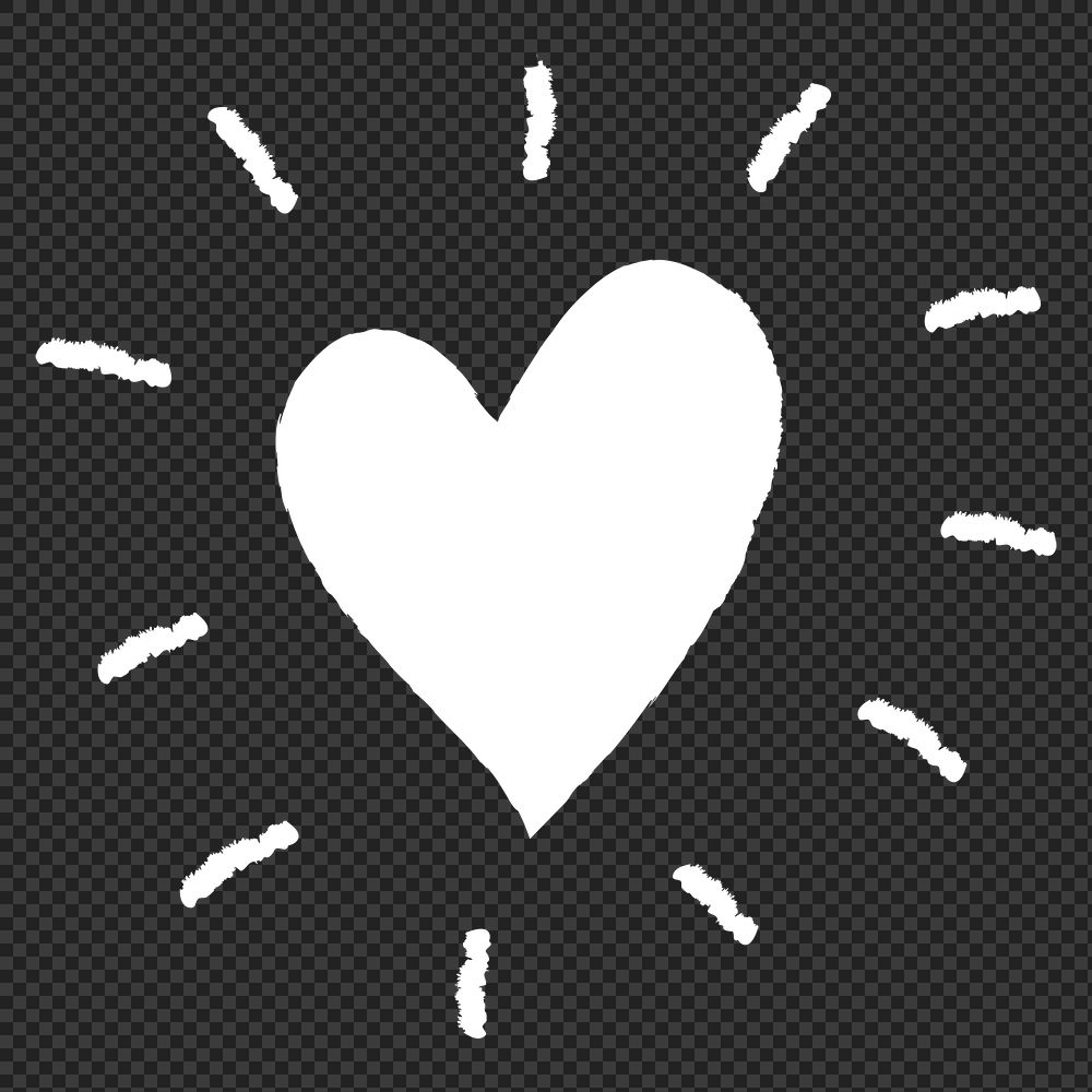 Png white heart design element | Free Icons Sticker - rawpixel