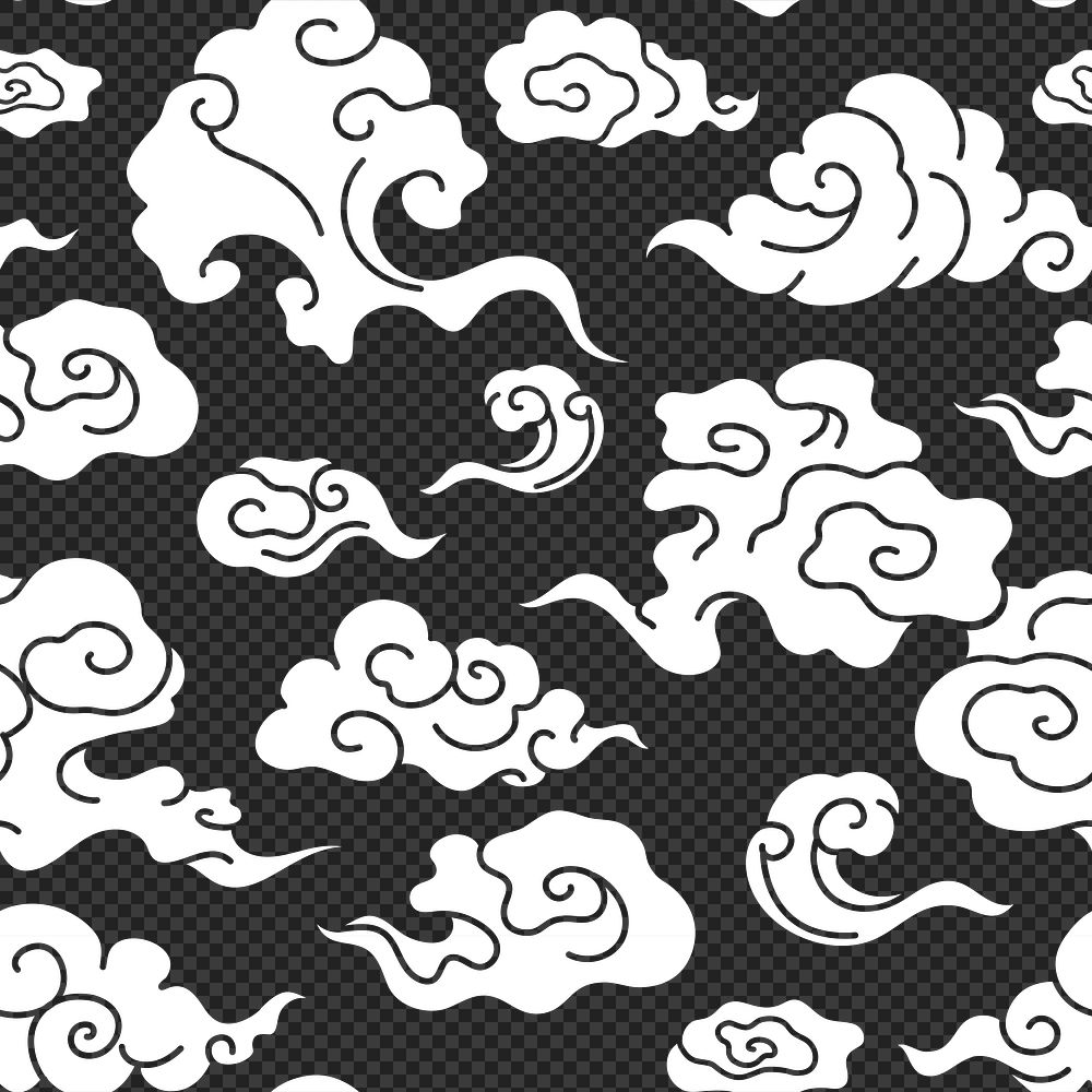 Cloud png pattern seamless background, | Free PNG - rawpixel