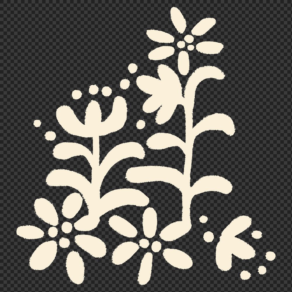 Flower PNG sticker, simple graphic | Free PNG Sticker - rawpixel