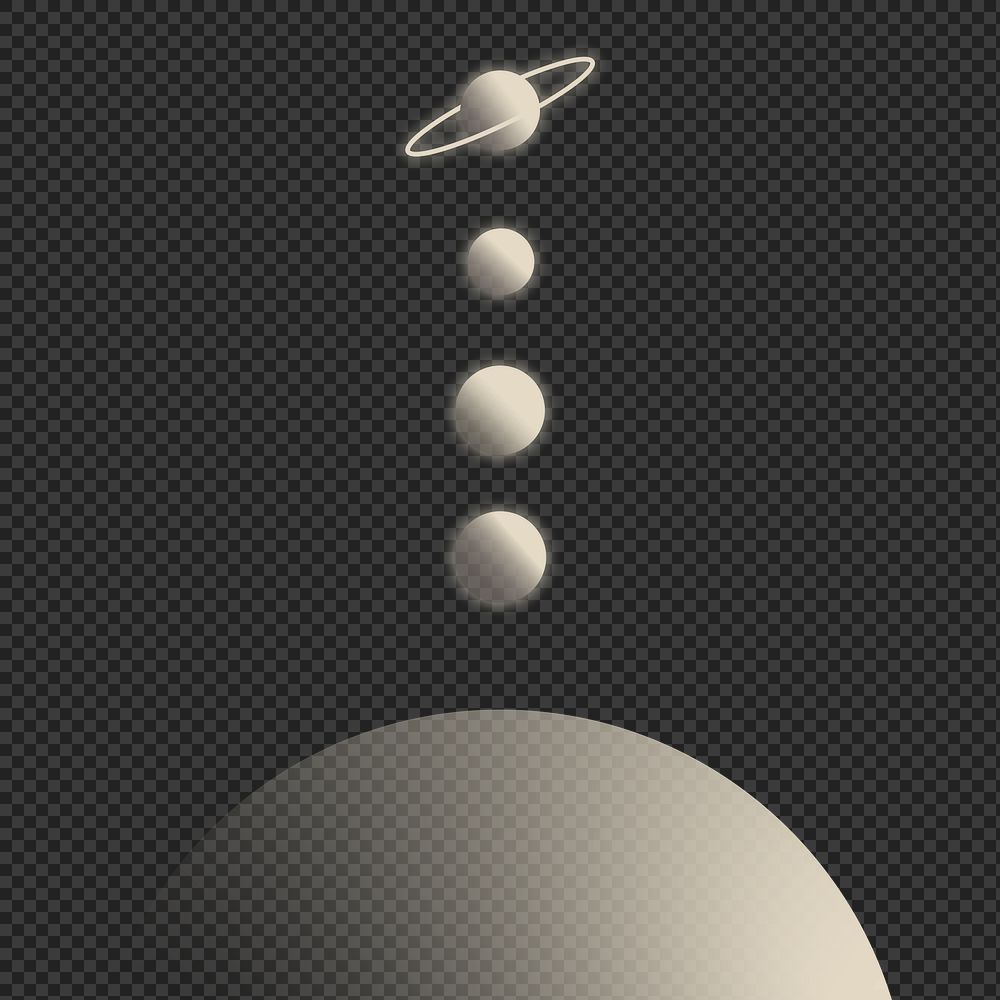 Solar system png background, beige | Free PNG - rawpixel