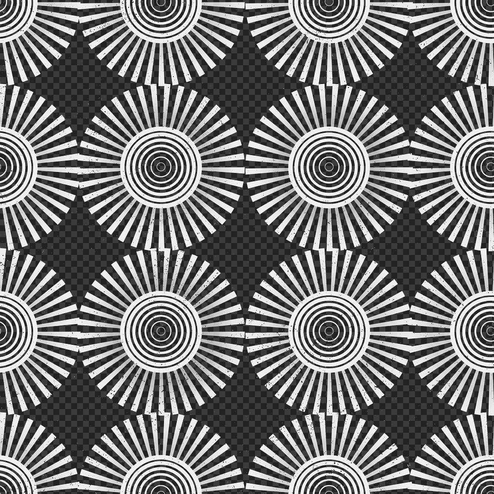 Retro pattern png sticker, seamless | Premium PNG - rawpixel