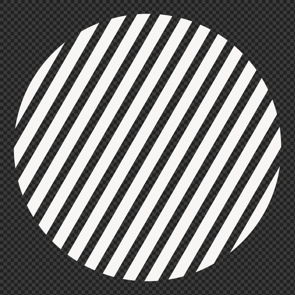 Striped circle png sticker, geometric | Free PNG - rawpixel