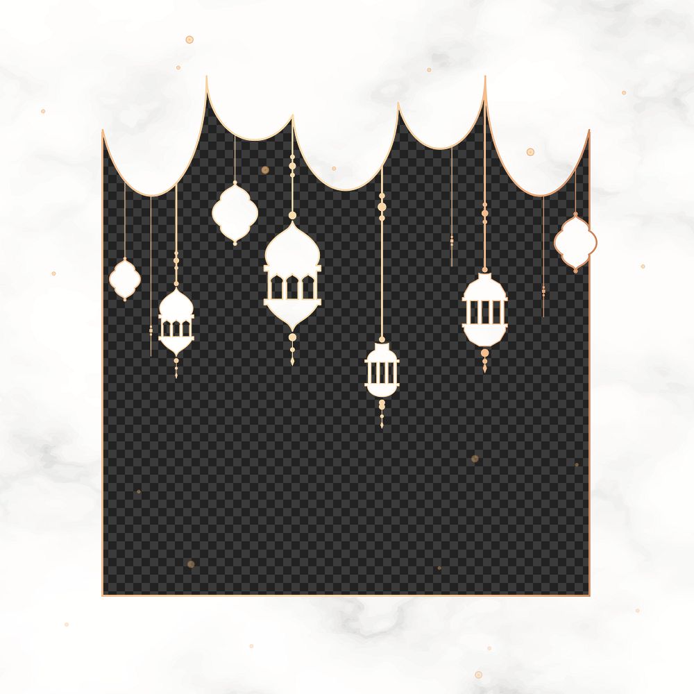 Png marble Islamic square frame | Free PNG - rawpixel