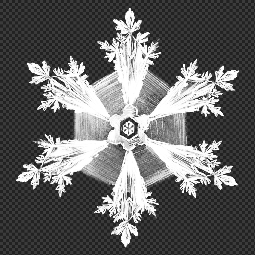 Snowflake png design element | Free PNG Sticker - rawpixel