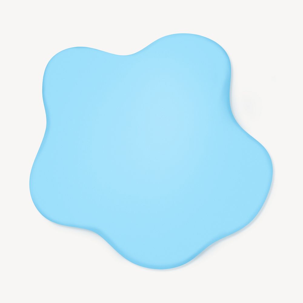 3D water collage element, liquid | Premium PSD Illustration - rawpixel