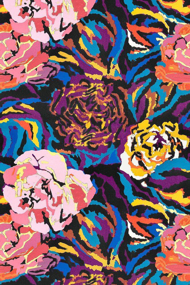 Vintage feminine background, floral pattern | Free Photo - rawpixel