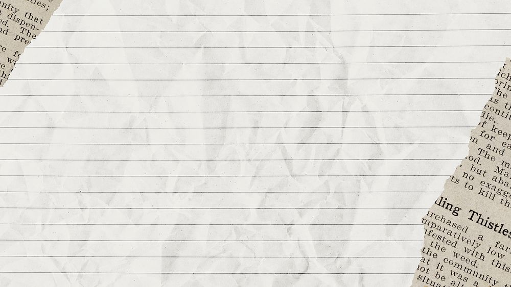 Crumpled paper desktop wallpaper, vintage | Premium PSD - rawpixel