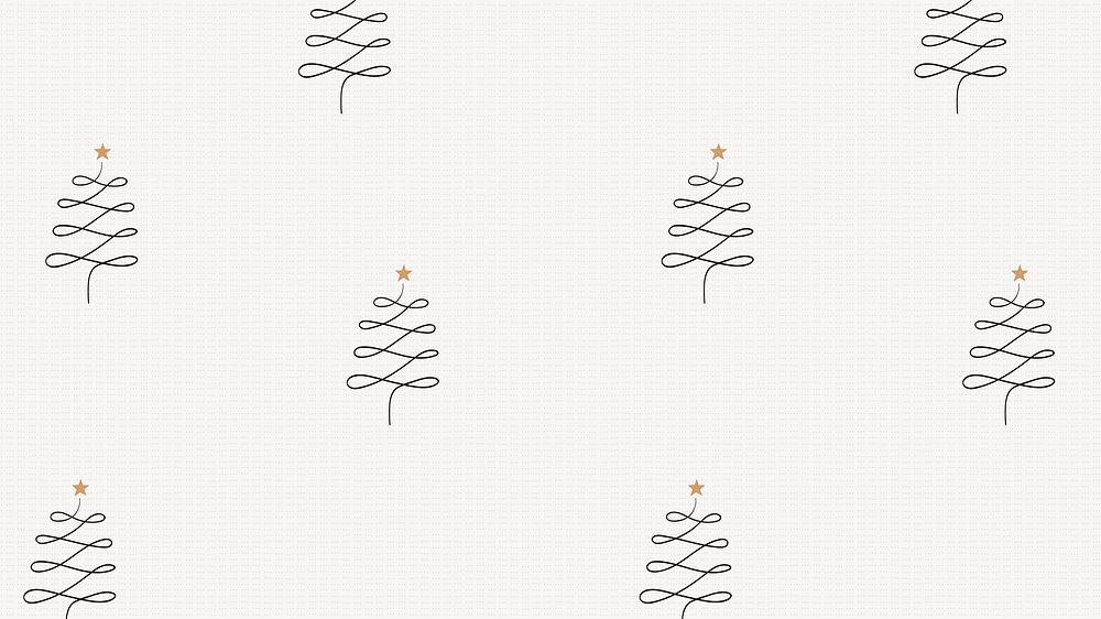 Christmas pattern computer wallpaper, festive | Free Vector - rawpixel