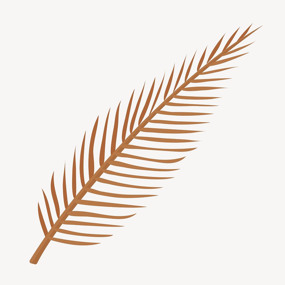 Brown Leaf Collage Element Cute Free Vector Illustration Rawpixel