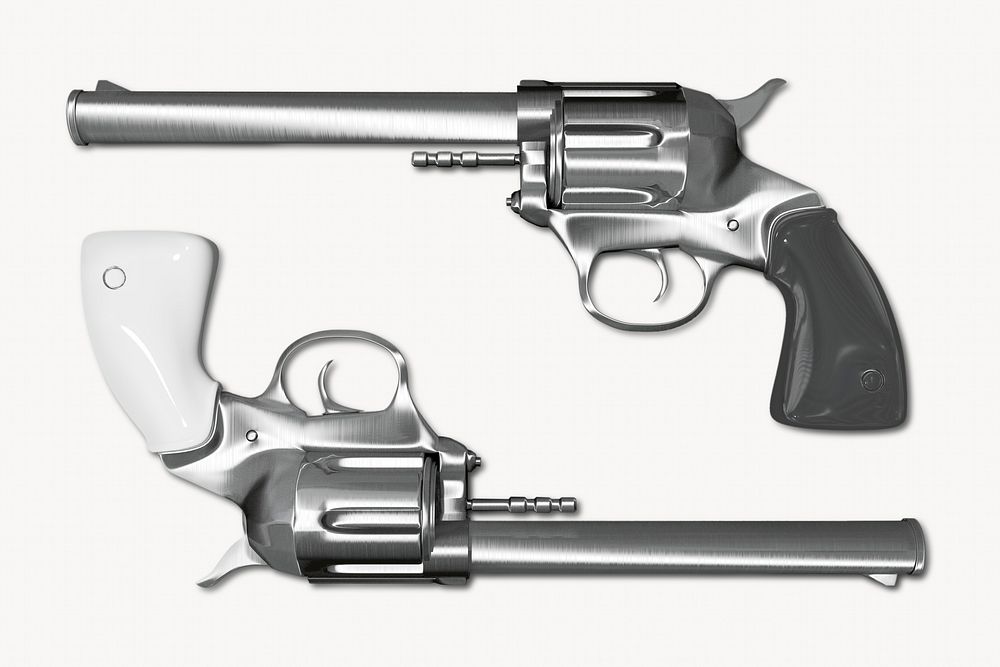 Russian roulette guns, weapon isolated | Free Photo - rawpixel