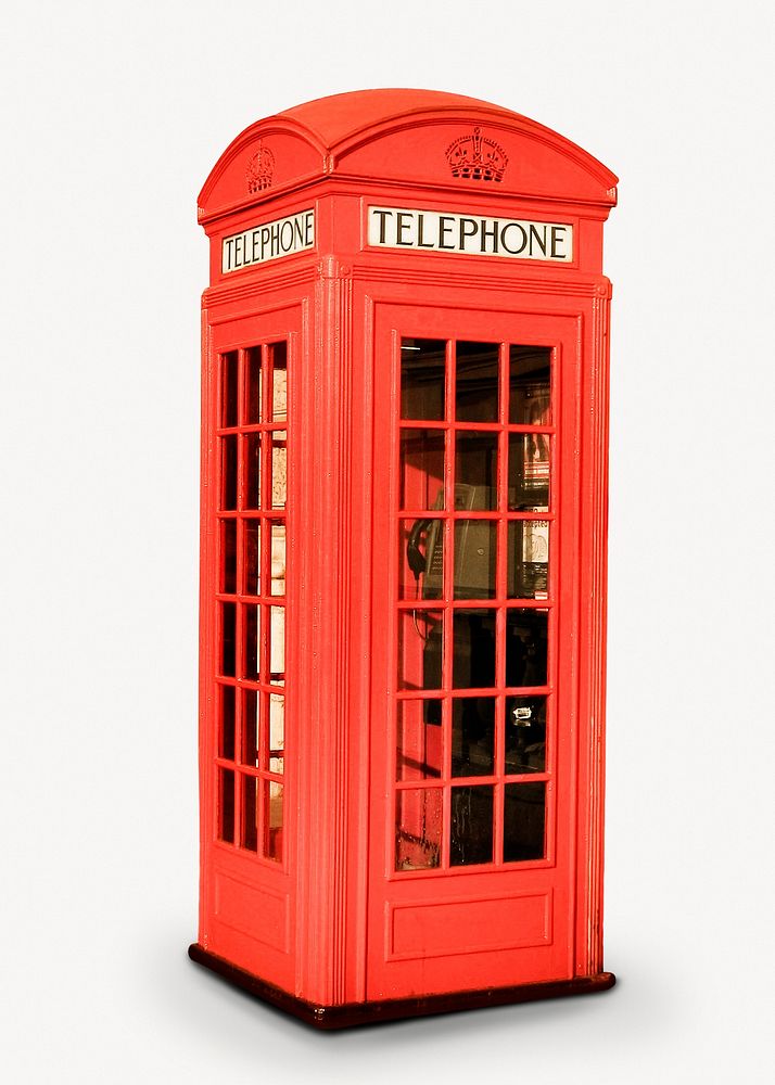 Telephone booth sticker, public payphone | Premium PSD - rawpixel