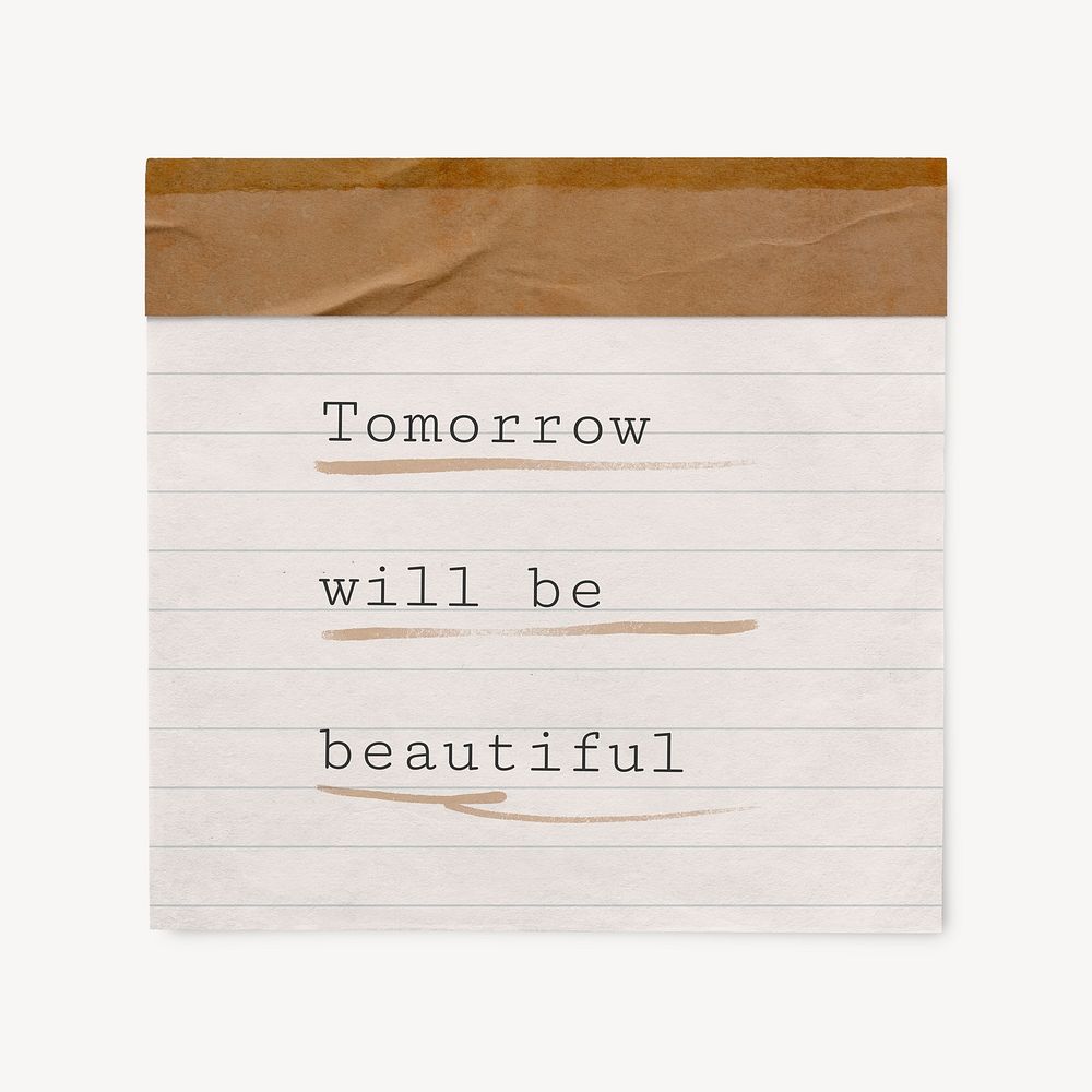 Motivational positive quote, paper note | Free Photo - rawpixel