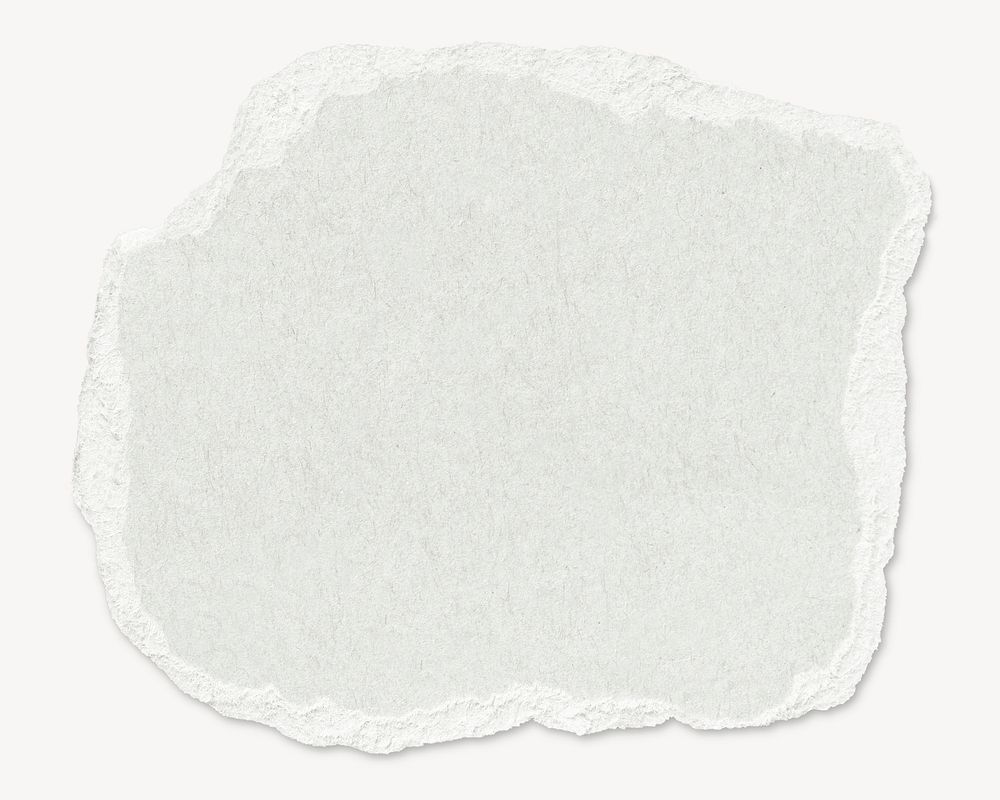 Gray ripped paper cut out shape | Premium PSD - rawpixel