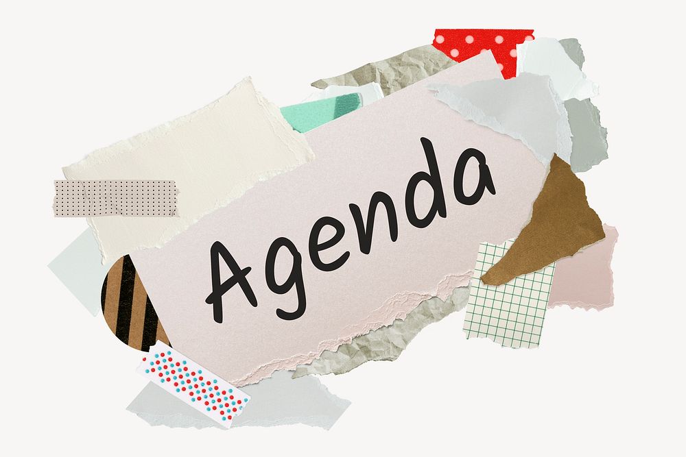 Agenda Word Aesthetic Paper Collage Free Photo Rawpixel agenda-word-aesthetic-paper-collage-free-photo-rawpixel