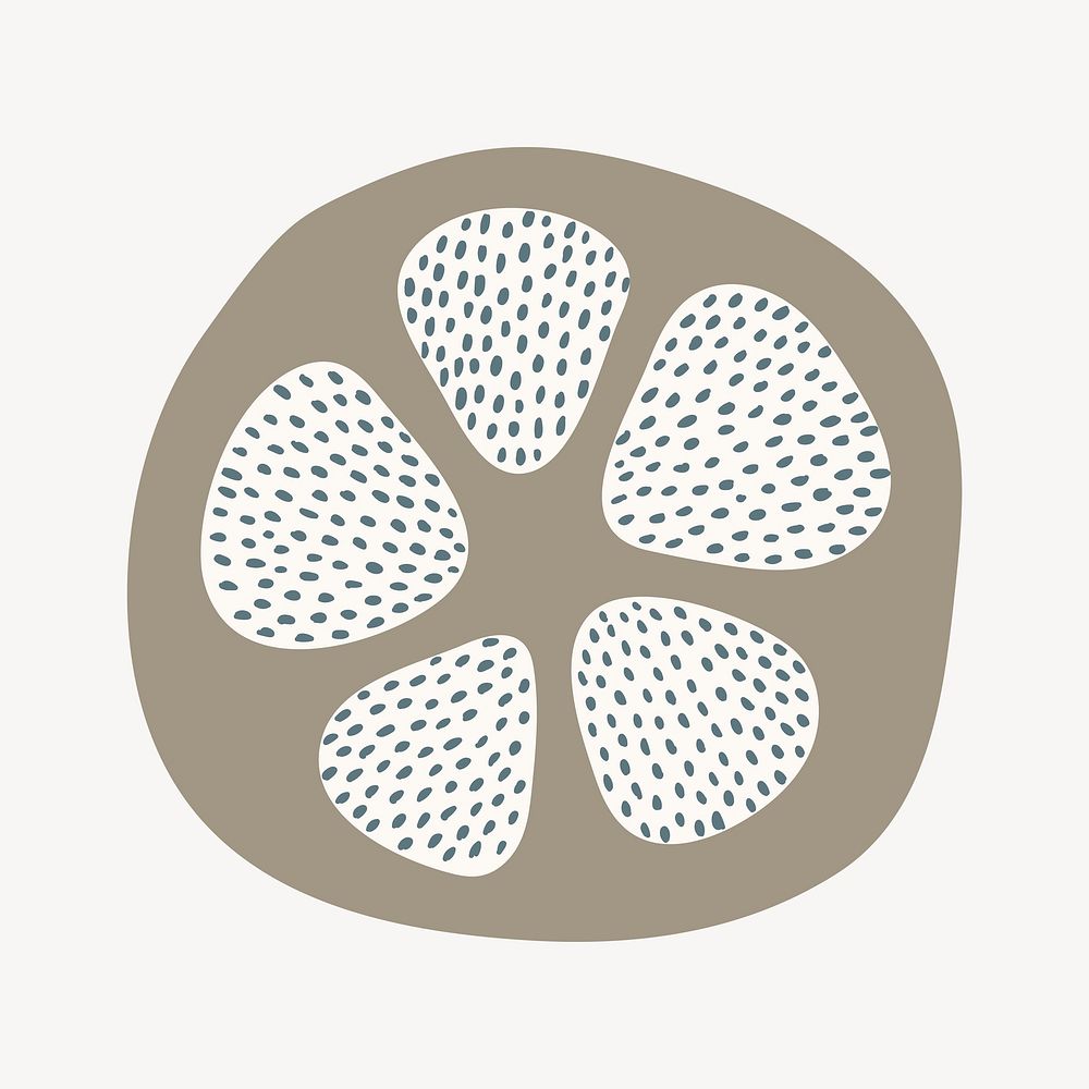 Abstract round shape collage element, | Free PSD - rawpixel