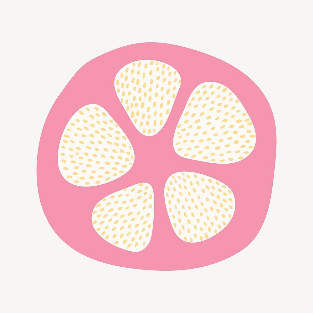 Abstract pink round shape collage | Free Vector - rawpixel
