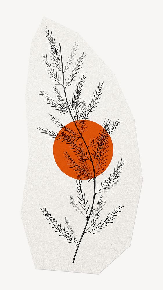 Simple aesthetic leaf sticker collage | Premium Photo - rawpixel