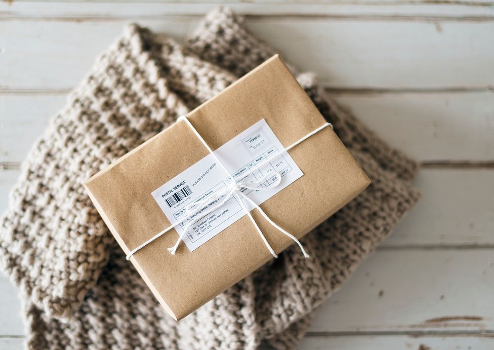 Closeup of parcel box | Free Photo - rawpixel