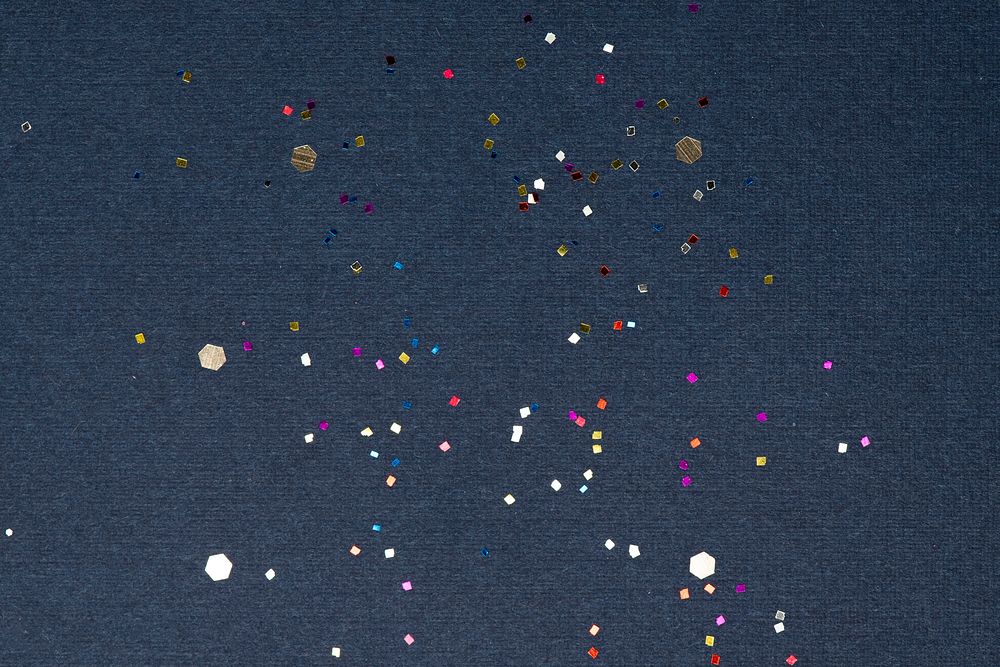 Party confetti blue wallpaper background | Premium Photo - rawpixel