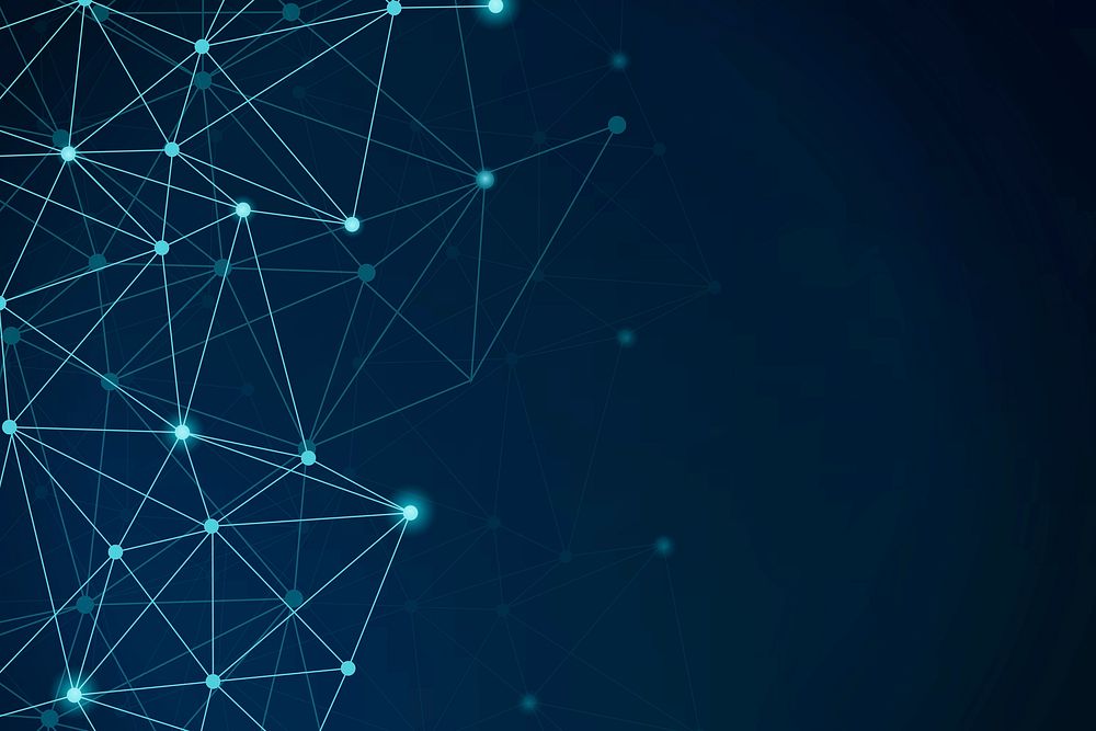 Blue network patterned background | Premium Photo - rawpixel