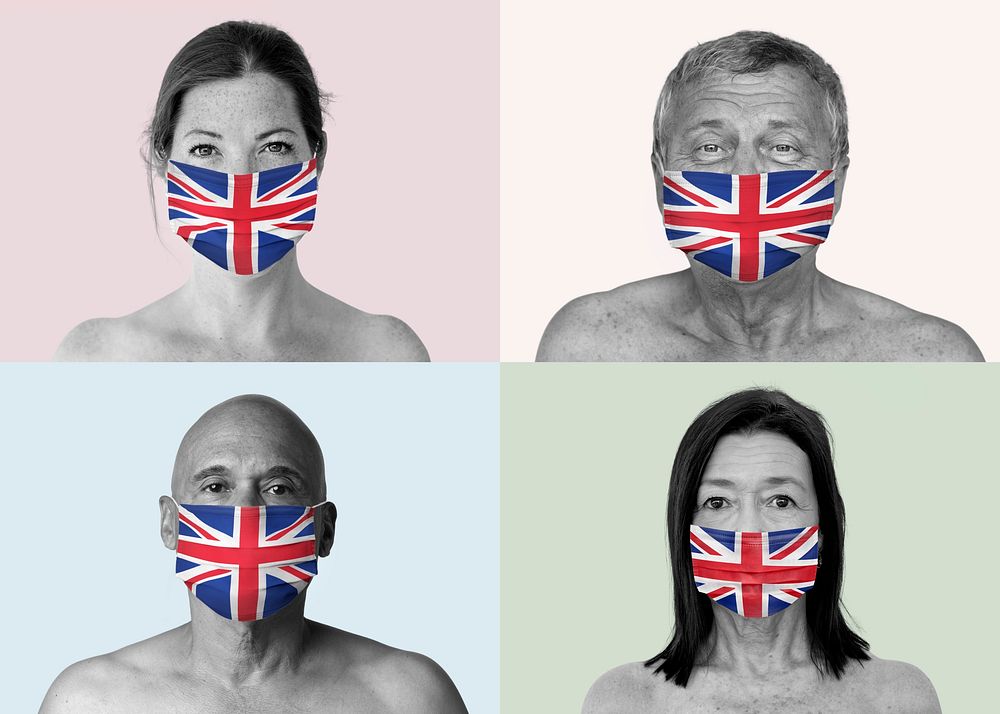 British people wearing face masks | Free Photo - rawpixel
